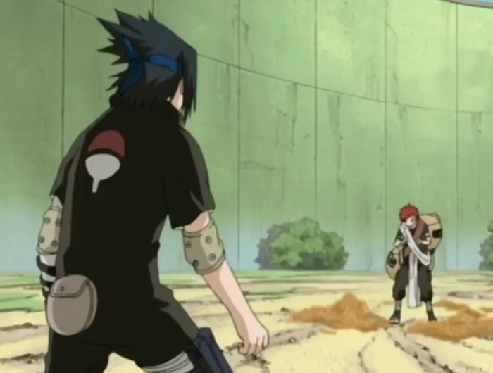 Sasuke vs Gaara 1. Kampf | Narutopedia | FANDOM powered by Wikia