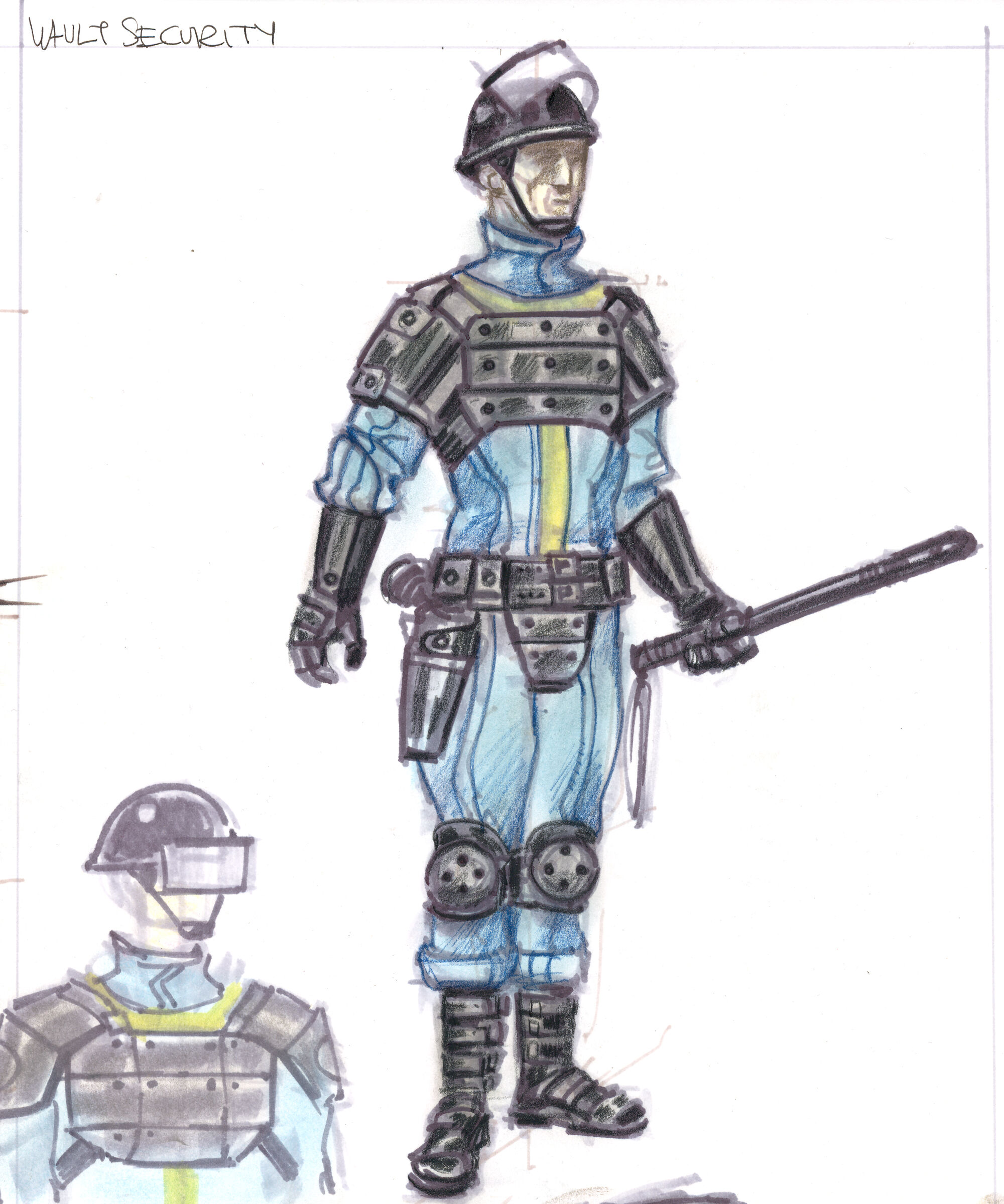 Image - Vault security armor CA3.jpg | Fallout Wiki | FANDOM powered by ... Image - Vault security armor CA3.jpg | Fallout Wiki | FANDOM powered by ...