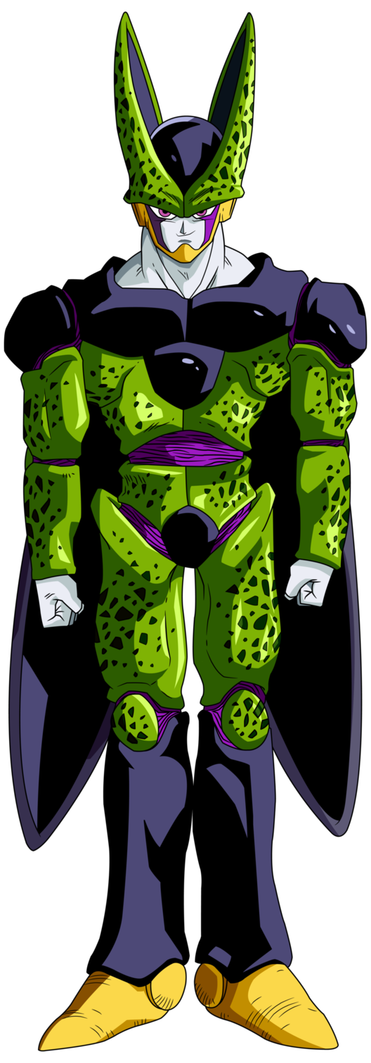 Image Cell Perfect Form Dragon Ball Z Png Fictional Battle