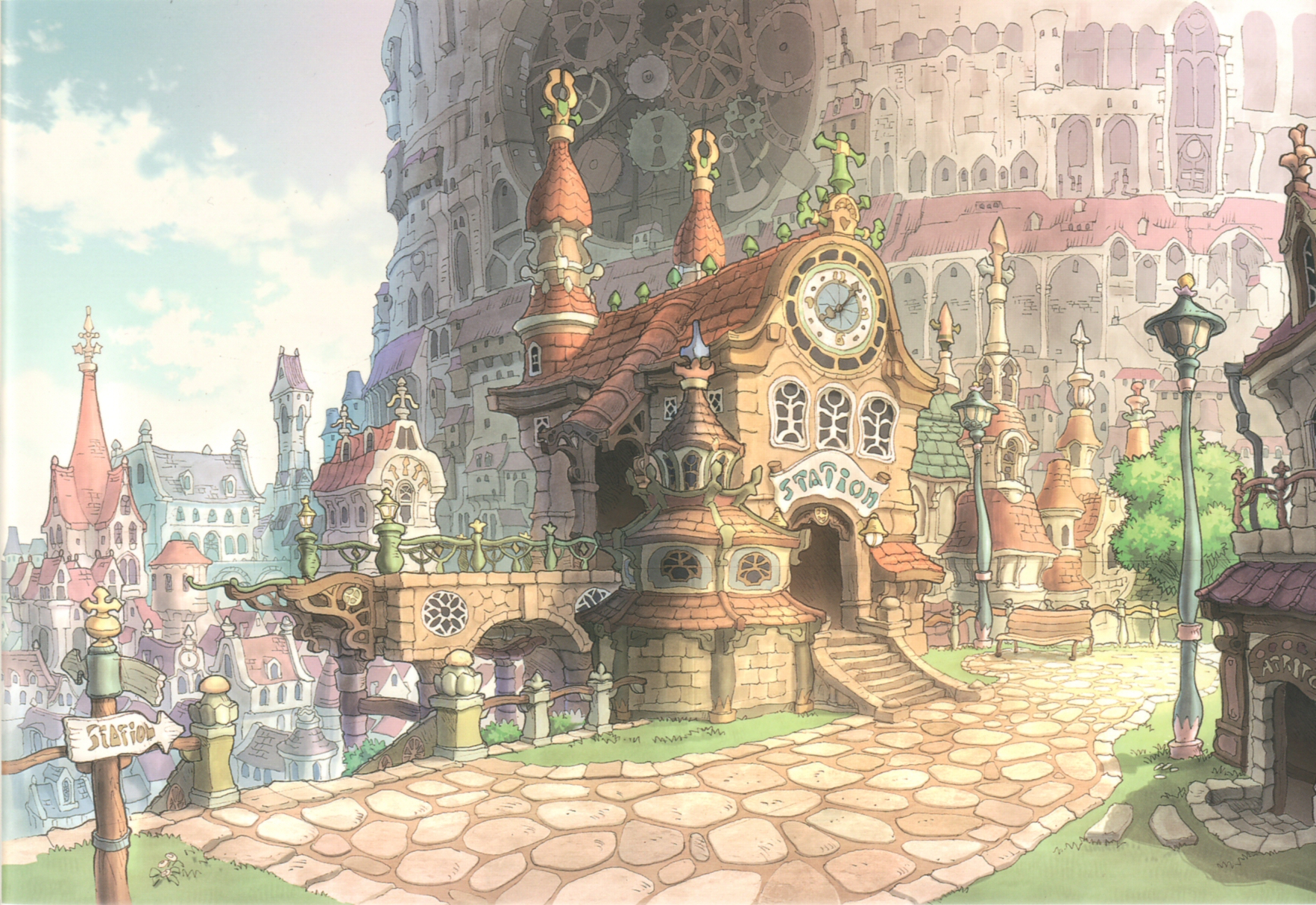 Image - Lindblum Theater District FF9 Color Art.jpg | Final Fantasy ... Image - Lindblum Theater District FF9 Color Art.jpg | Final Fantasy ...