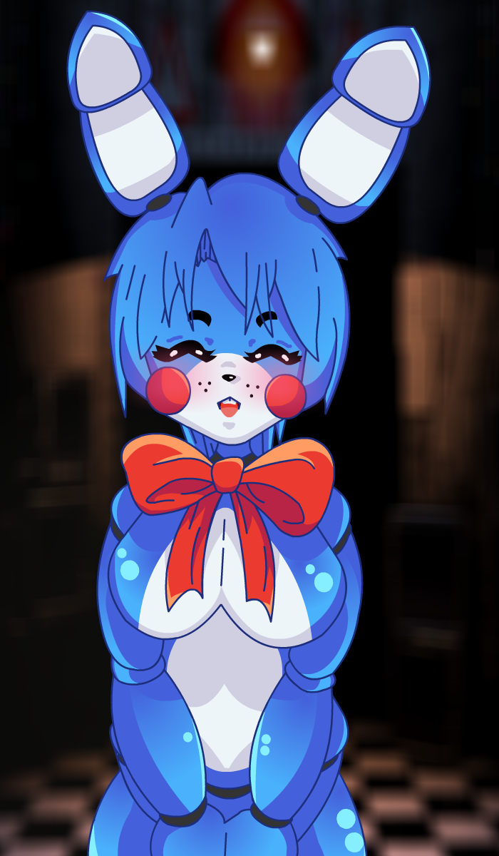 Image Toy Bonnie Five Nights At Freddys 2 Anime Style By Mairusu Paua