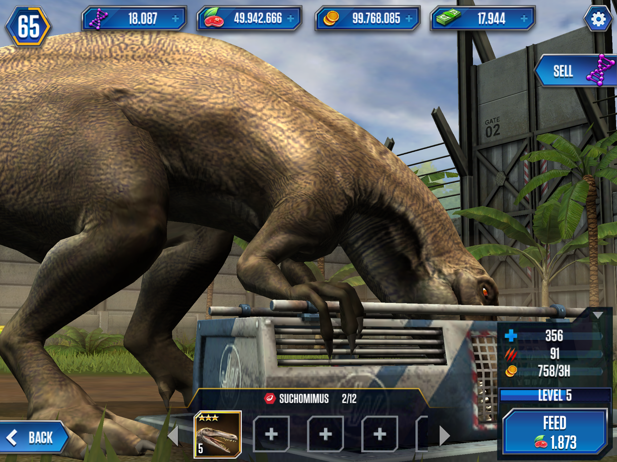 Suchomimus Jurassic World The Mobile Game Wikia Fandom Powered By Wikia