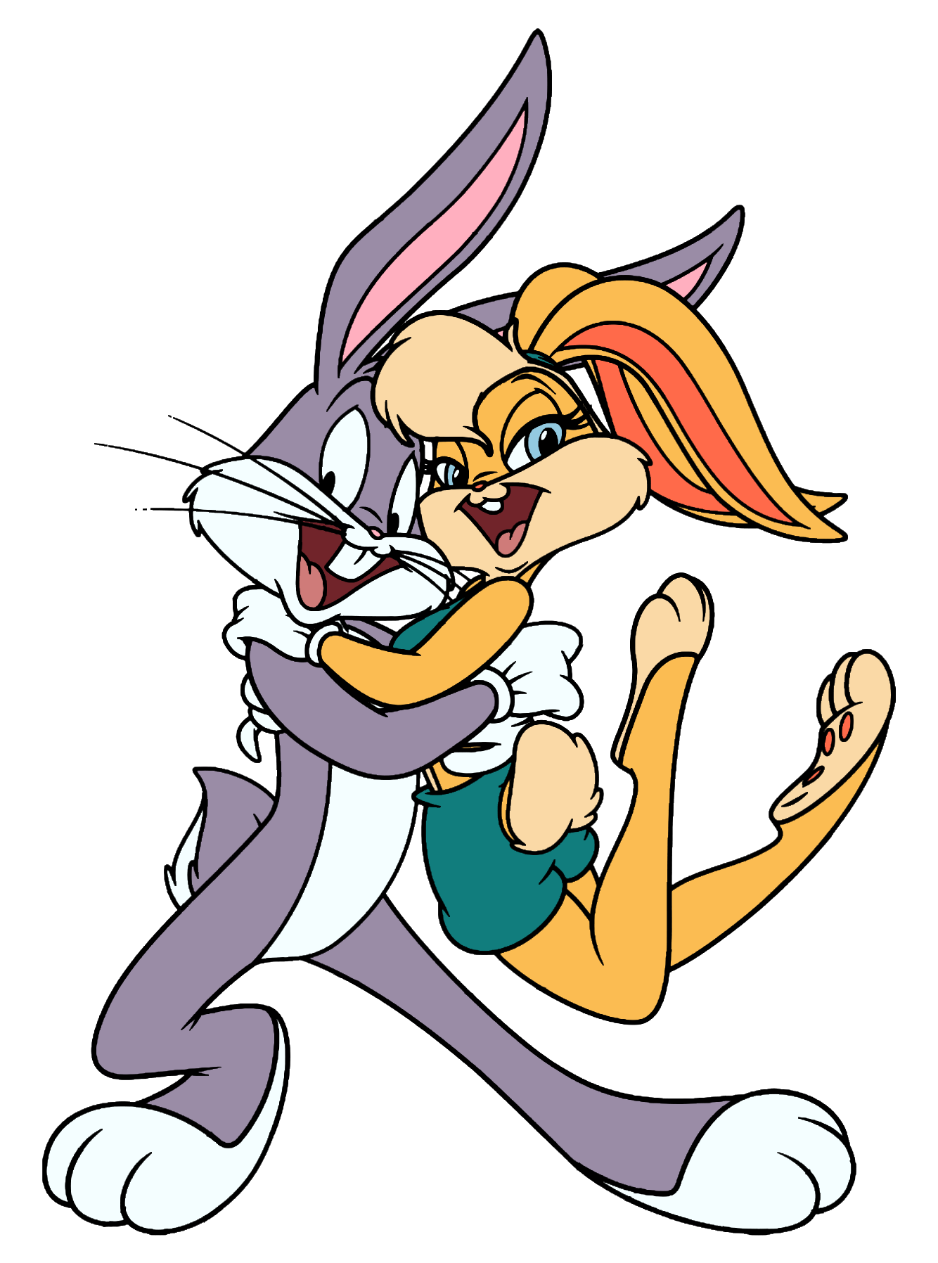 Image - Bugs bunny and lola bunny post card ... Image - Bugs bunny and lola bunny post card ...