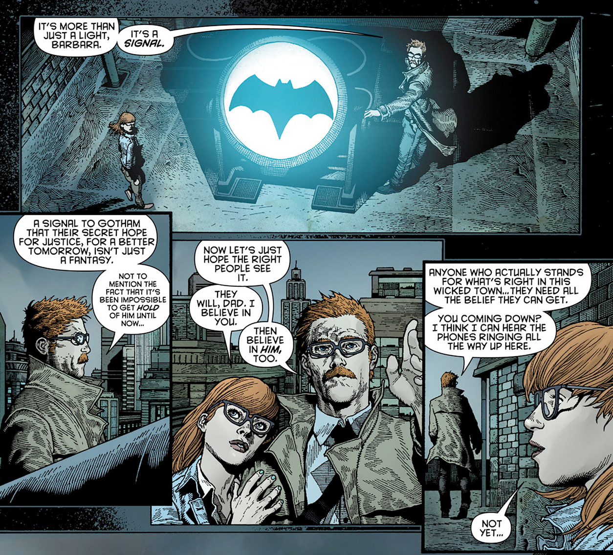 Bat Signal Comic Book