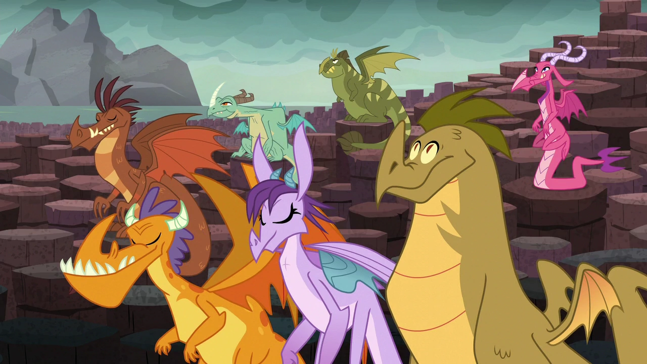Image - Dragons nodding in agreement S6E5.png | My Little Pony Friendship is Magic Wiki | Fandom ...