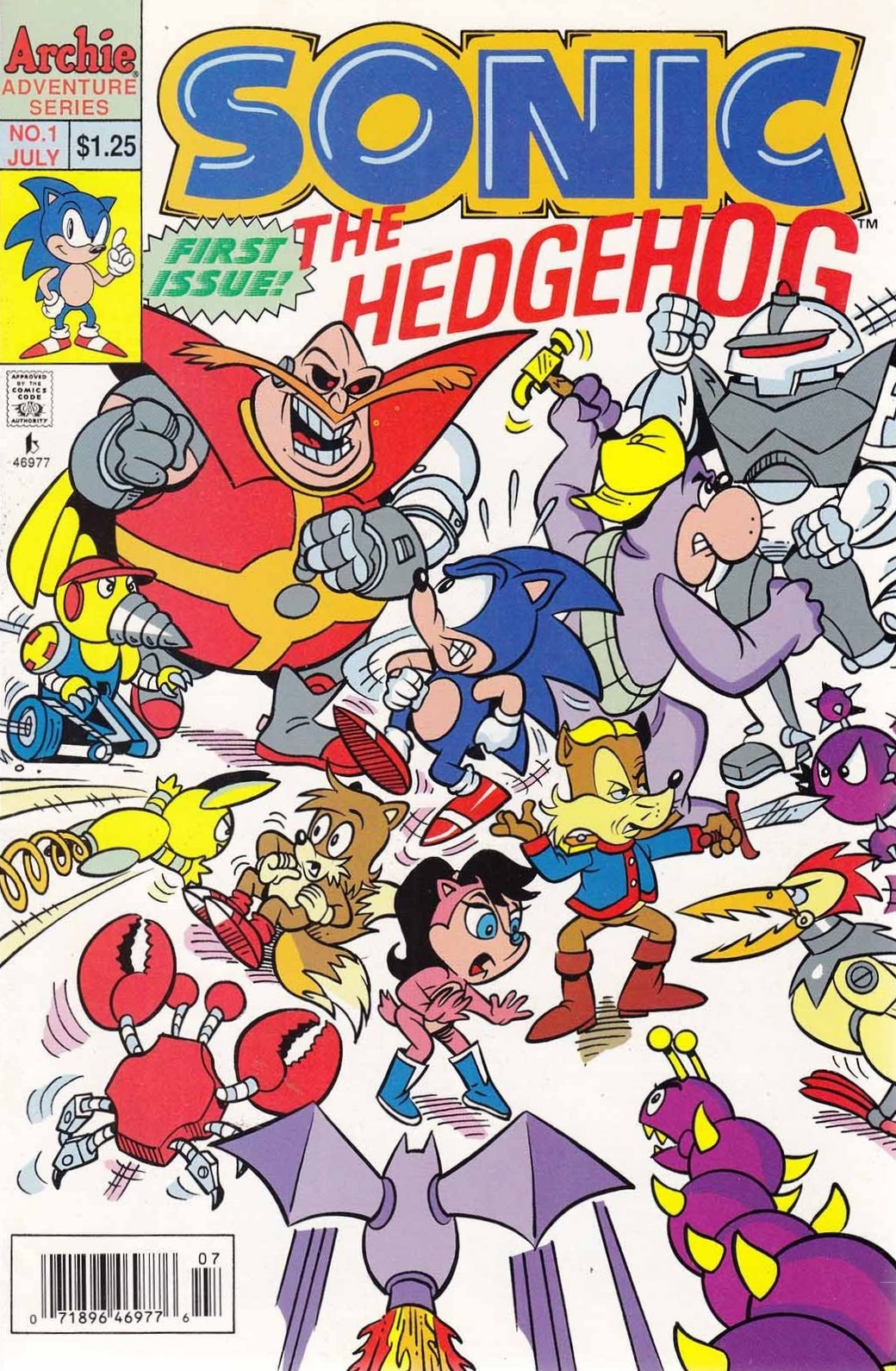 Archie Sonic The Hedgehog Issue 1 Sonic News Network Fandom Powered