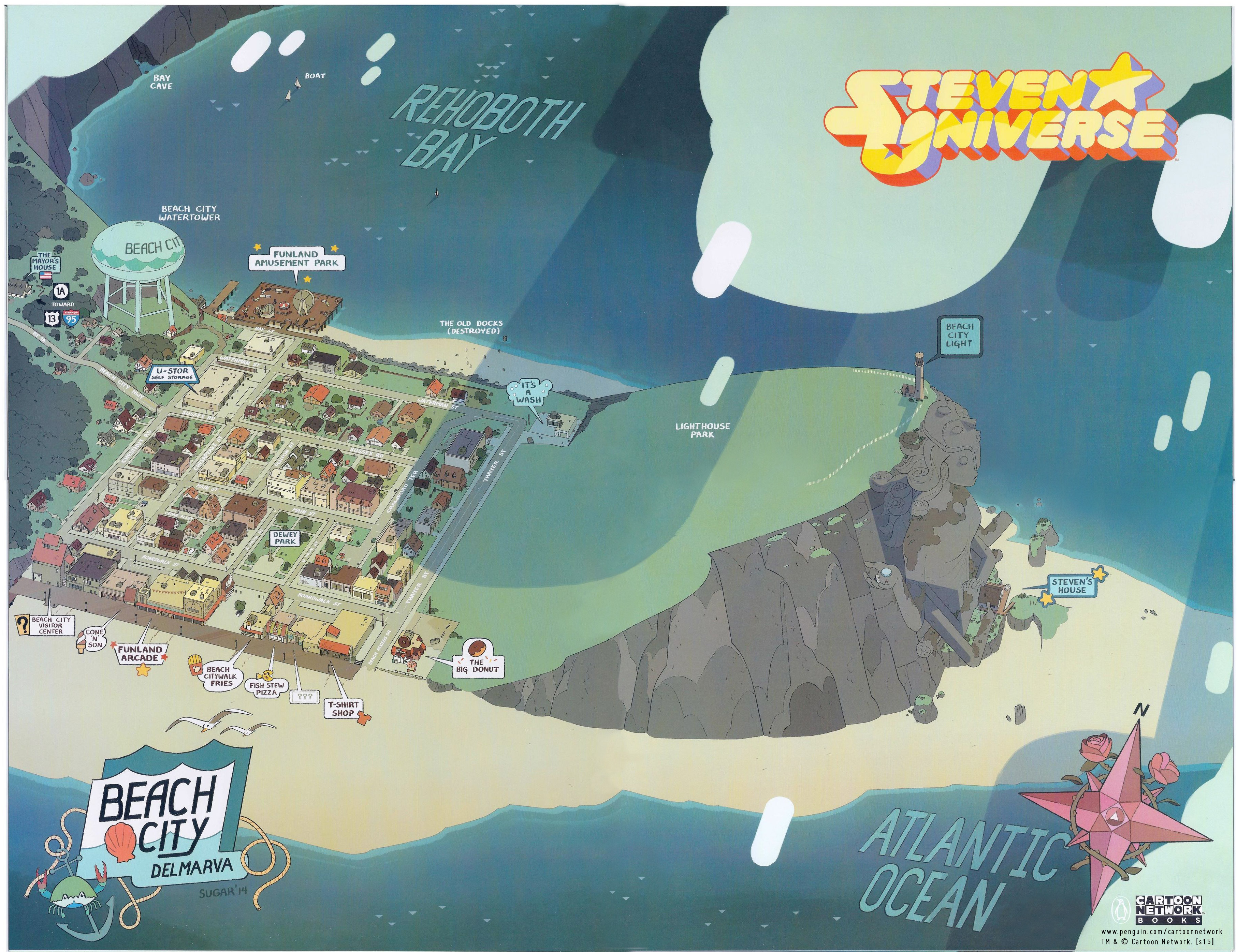 Interactive Beach City Map I Messed With The Closing Reason — Andrey Steven Universe Wiki