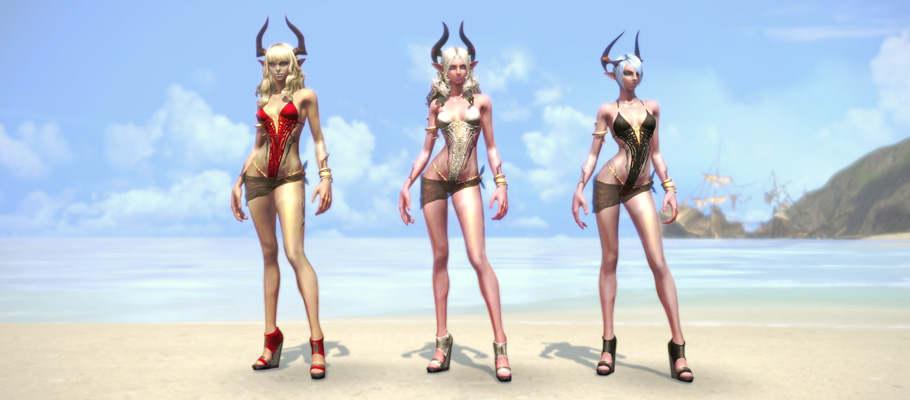 Image Tera Castanic Female Swimsuits Tera Wiki Fandom Powered