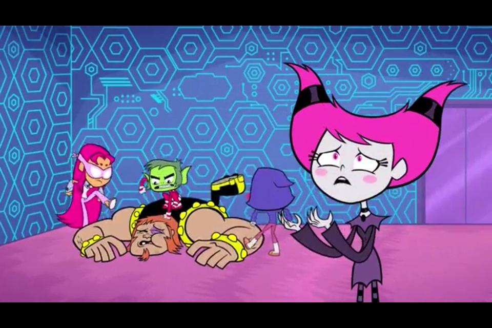 Image Sapphire Ravine And Bb Beat Mammoth Teen Titans Go Wiki Fandom Powered By Wikia