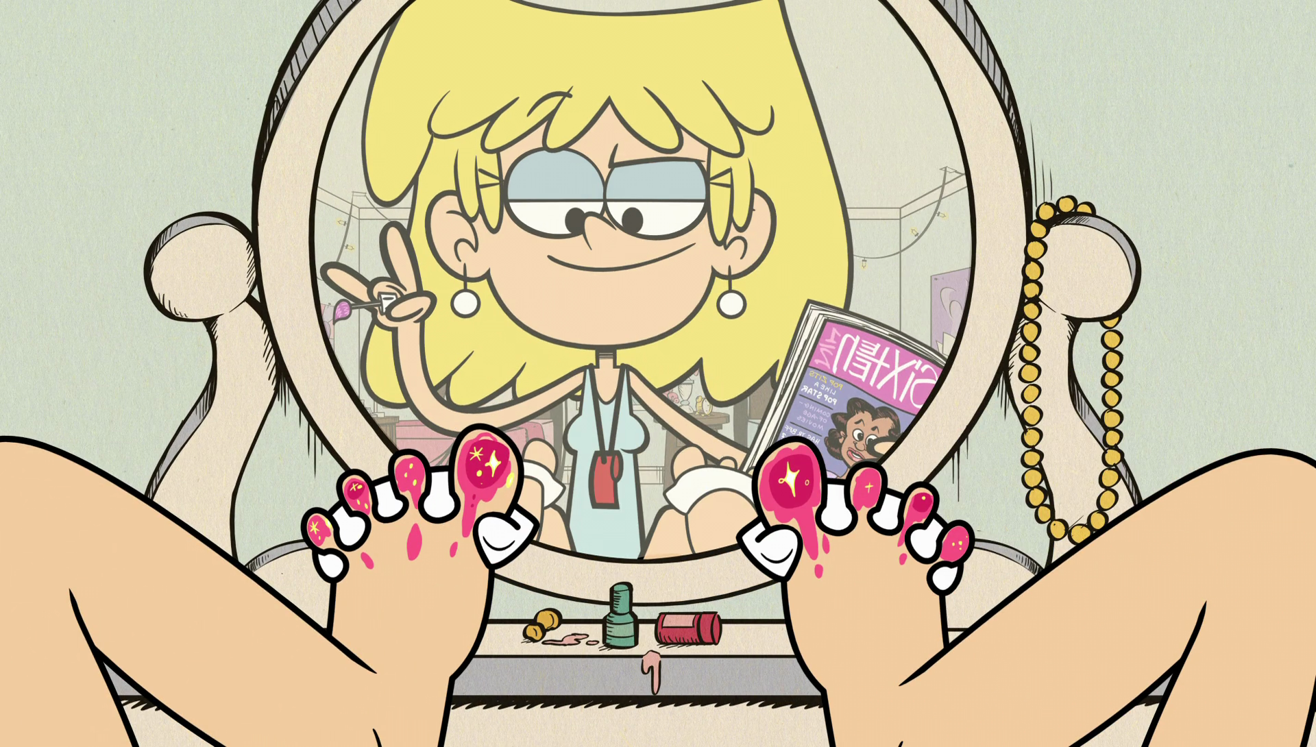 Image S1e03b Unflattering Pedicurepng The Loud House Encyclopedia Fandom Powered By Wikia
