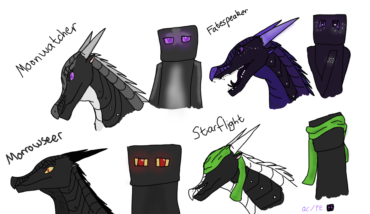 Image - NightWings as Endermen.png | Wings of Fire Wiki | Fandom ... Image - NightWings as Endermen.png | Wings of Fire Wiki | Fandom ...