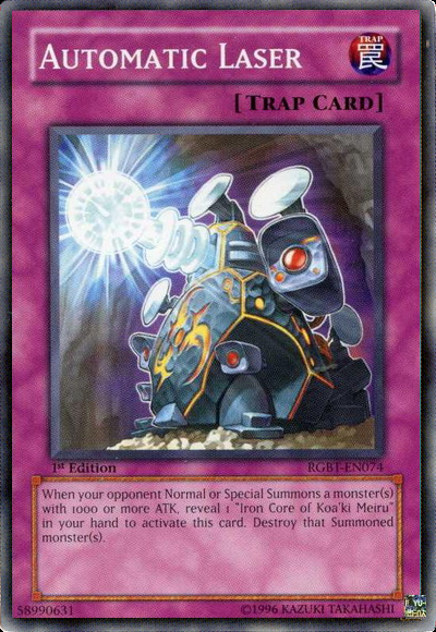 Automatic Laser Yu Gi Oh Fandom Powered By Wikia