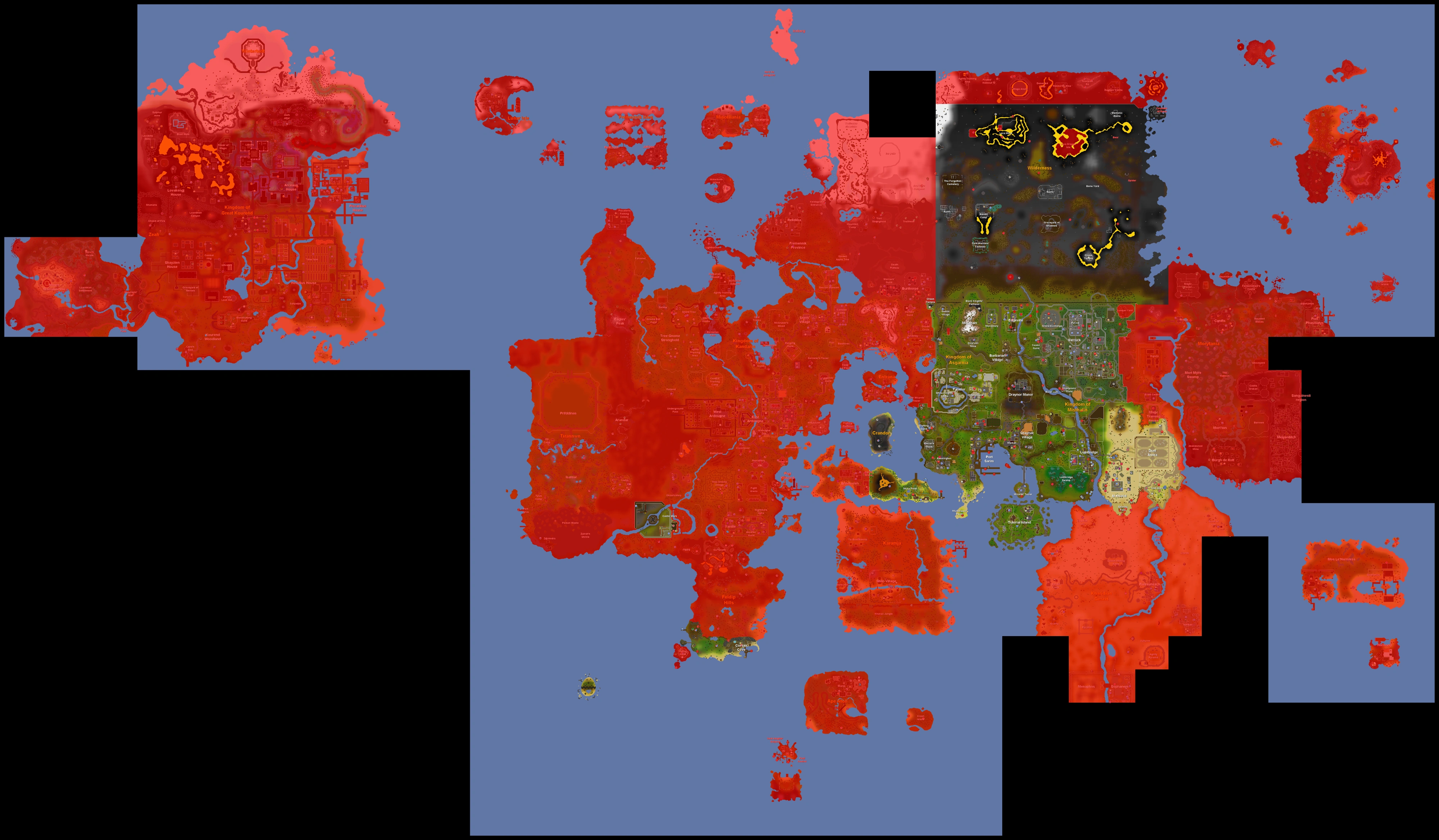 Old school runescape map - wesjoint