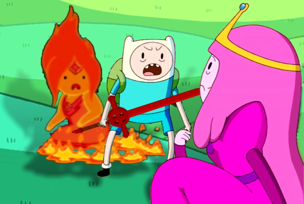Image - Finn protect to Flame Princess.png | Adventure Time Wiki ...