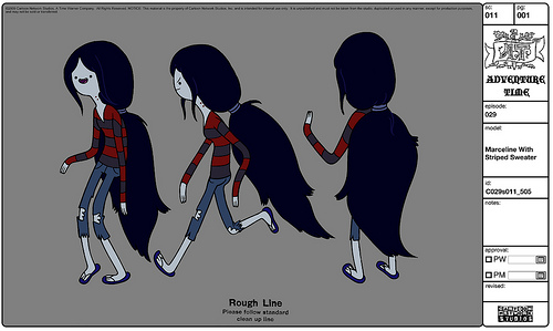 Image - Modelsheet marceline withstripedsweater.jpg | Adventure Time ... Image - Modelsheet marceline withstripedsweater.jpg | Adventure Time ...