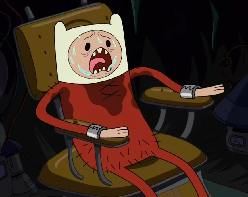 Image - S2e7 finn trapped in chair.png | Adventure Time Wiki | Fandom ...