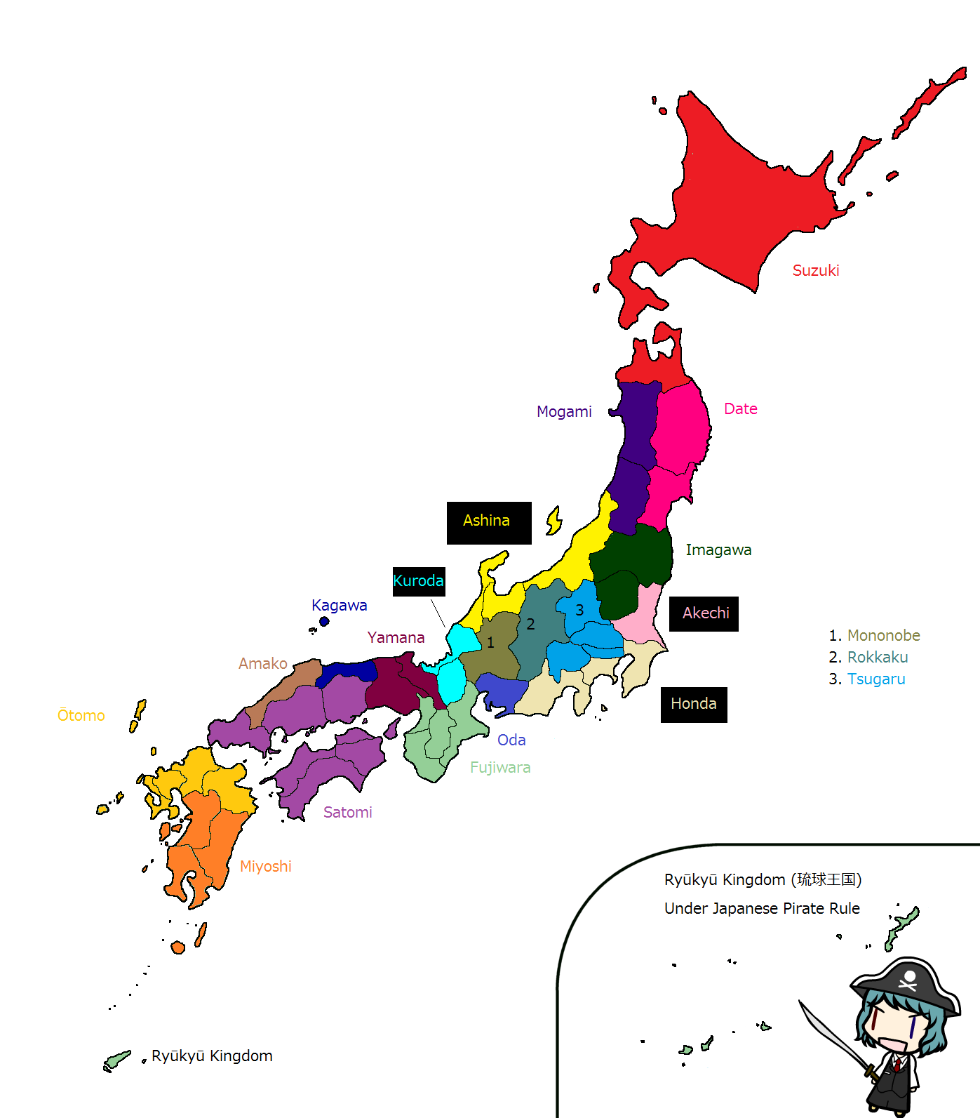 Image - Sengoku clans PMII labels.png | Alternative History | Fandom ...