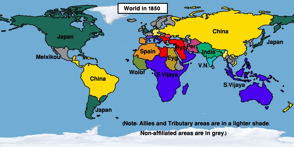 Timeline 1800s (Easternized World) | Alternative History | FANDOM ...