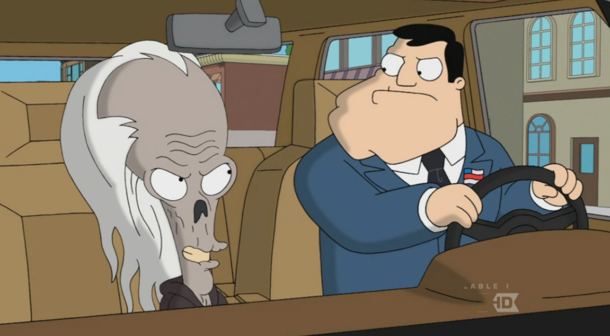 American Dad Roger Disguises Poster