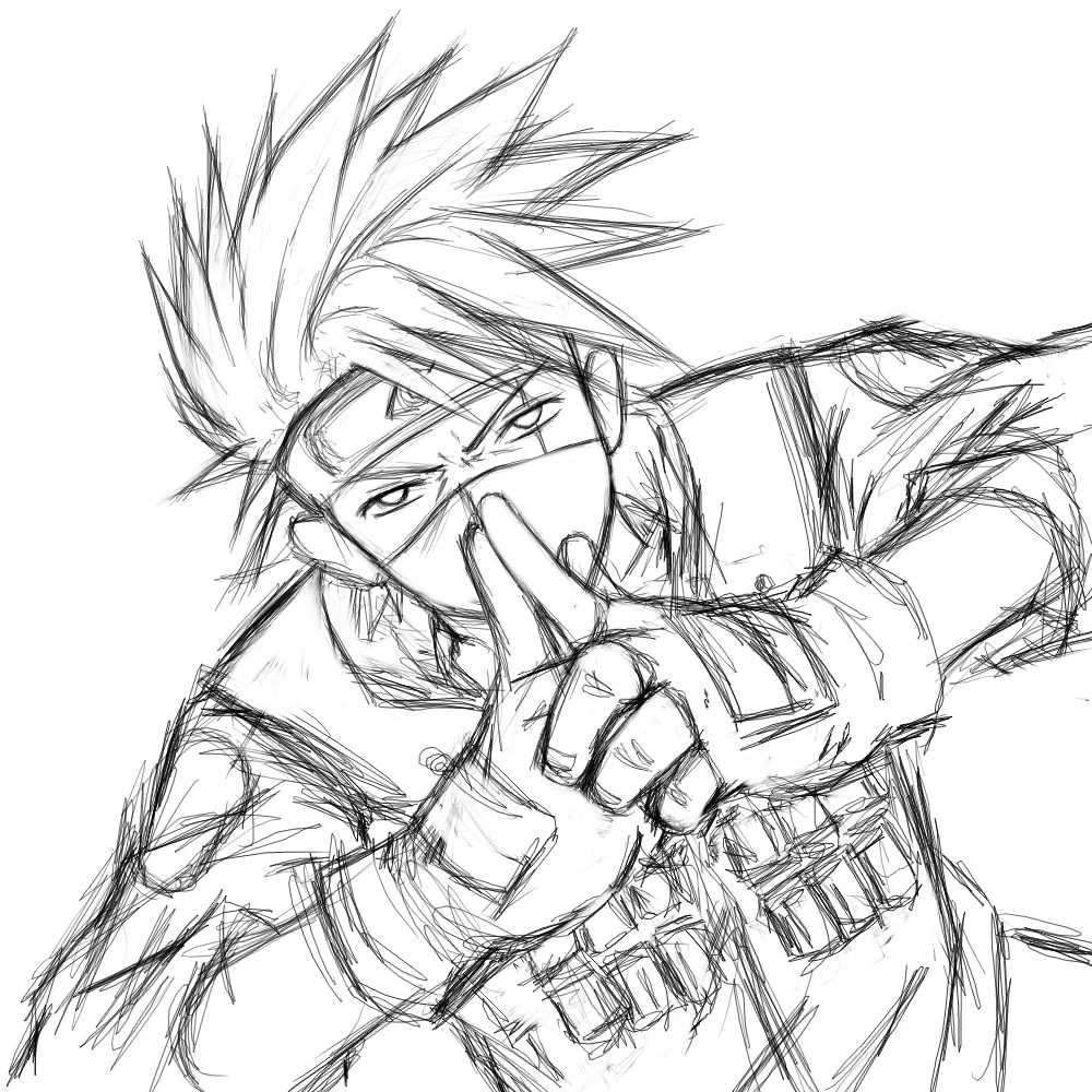 Image - Kakashi sketch by Yuri Nikko.jpg | ANBU hatake kakashi Wiki ...