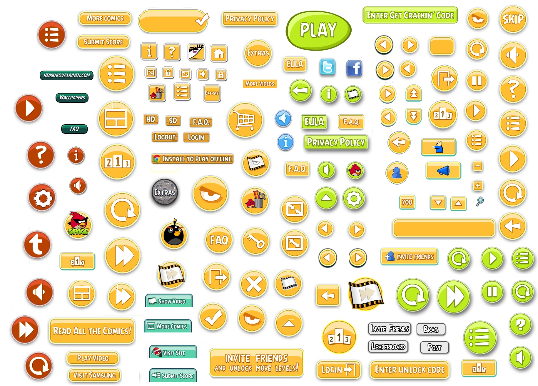 Image - Buttons.png | Angry Birds Fanon Wiki | FANDOM powered by Wikia