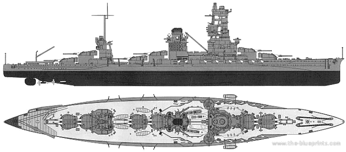 Image - Ijn-hyuga-battleship.gif | Aoki Hagane no Arpeggio Wiki ...