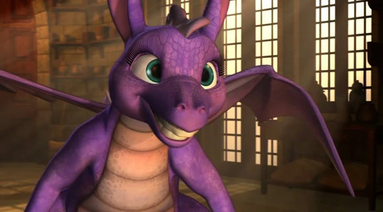 Barbie rapunzel dragon - jeslong