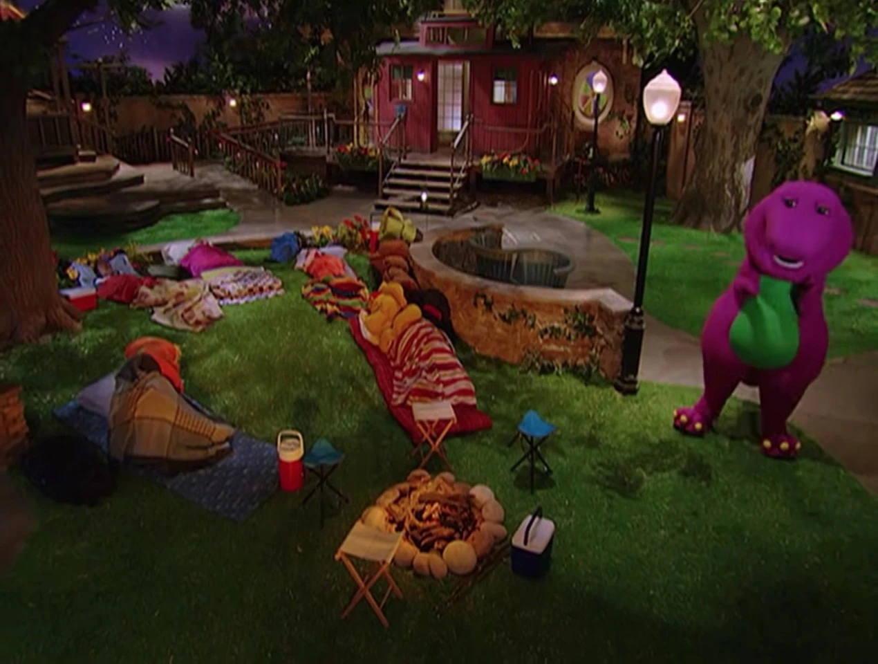 The Sleepless Sleepover - Barney Wiki - Wikia