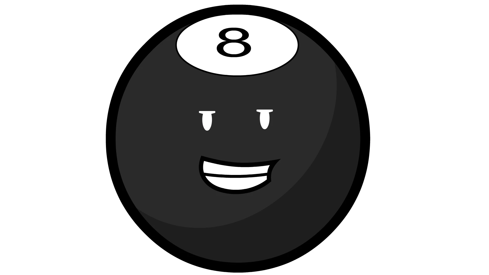 Image - 8-Ball With A Fan Made Body.jpg | Battle for Dream Island Wiki ...