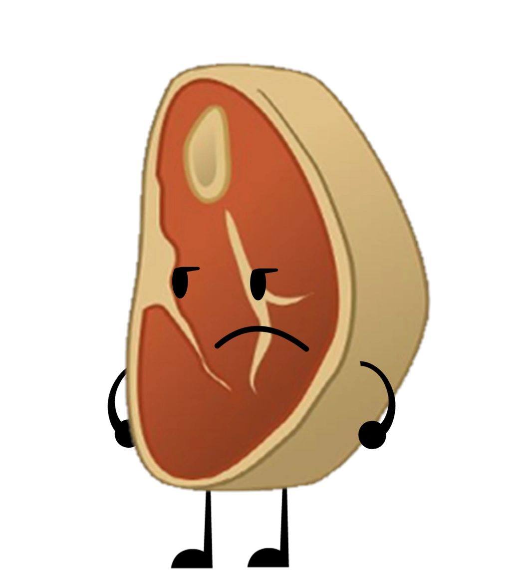 Image - Steak (New Pose).png | Object Shows Community | Fandom powered ...