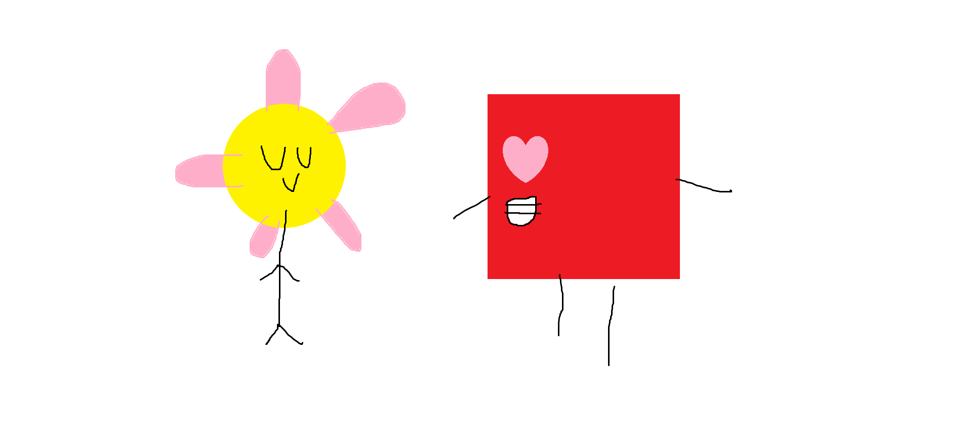 Image - Blocky and Flower in love.png | Object Shows Community | FANDOM ...