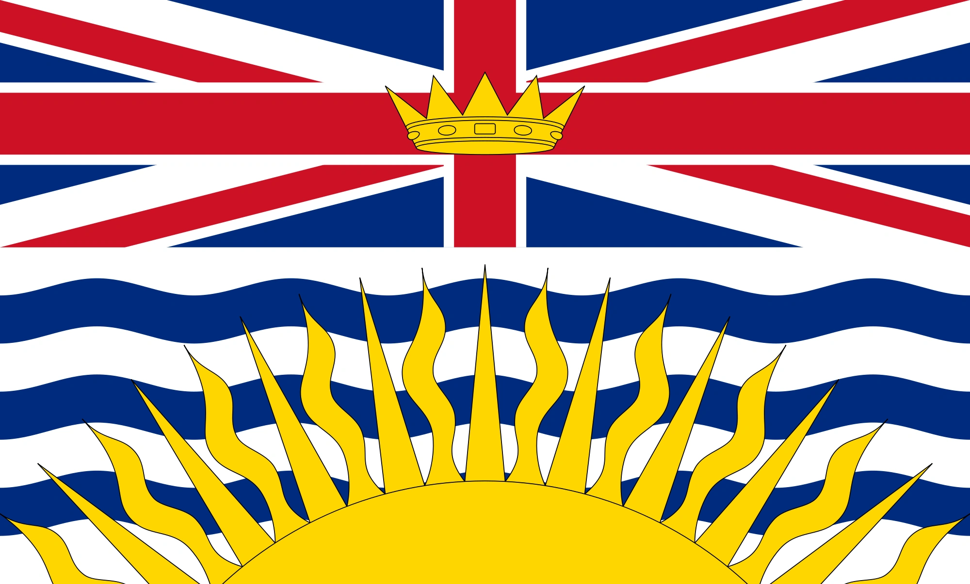 Image - Flag of British Columbia.svg.png | Constructed Worlds Wiki ...