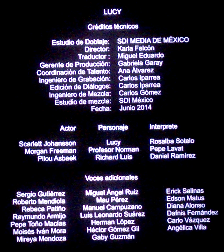 Imagen - LUCY CREDITOS CINE.png | Doblaje Wiki | FANDOM powered by Wikia