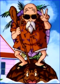 Archivo:Master Roshi On Turtle.PNG | Dragon Ball Wiki | FANDOM powered ...