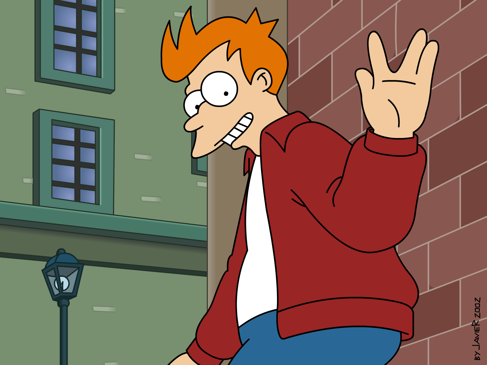 Archivofry Vulcan Salute By Javoecpng Futurama Wiki Fandom Powered By Wikia