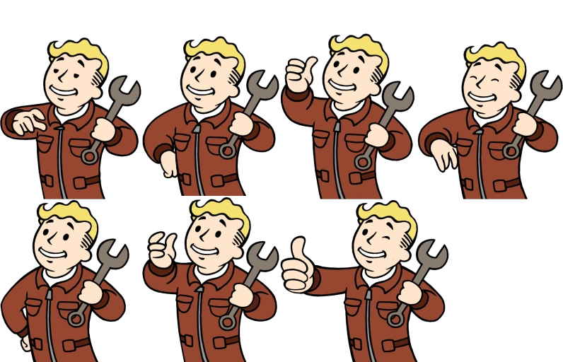 Image - VaultBoy AnimationsRushOk.png | Fallout Wiki | FANDOM powered ...