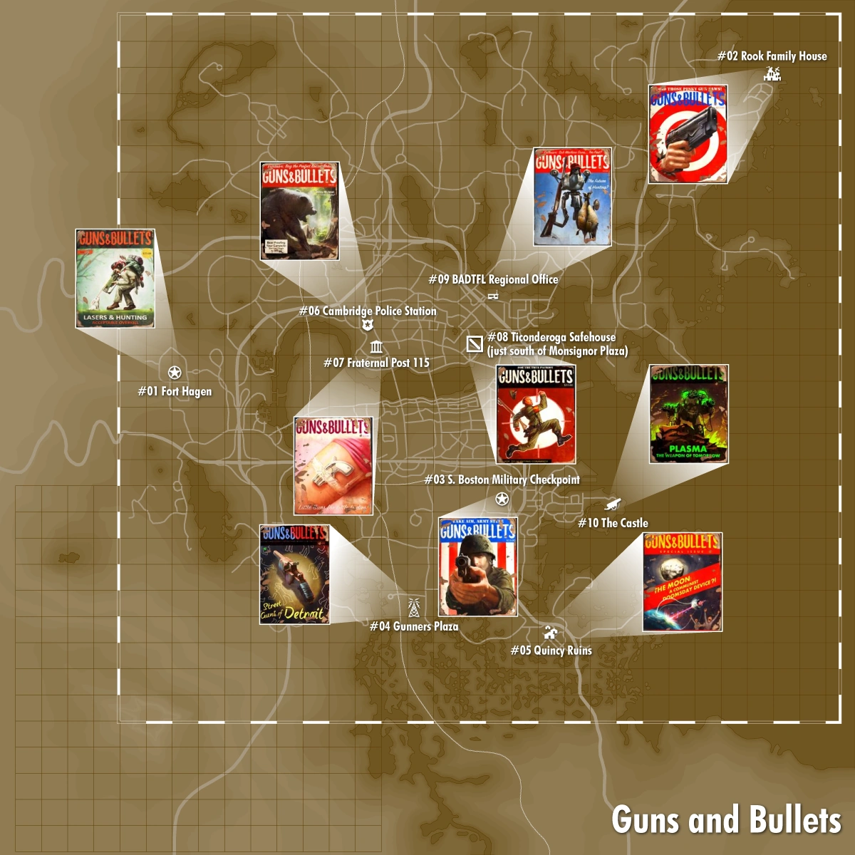 Image - Fo4 map guns and bullets.png | Fallout Wiki | FANDOM powered by ...