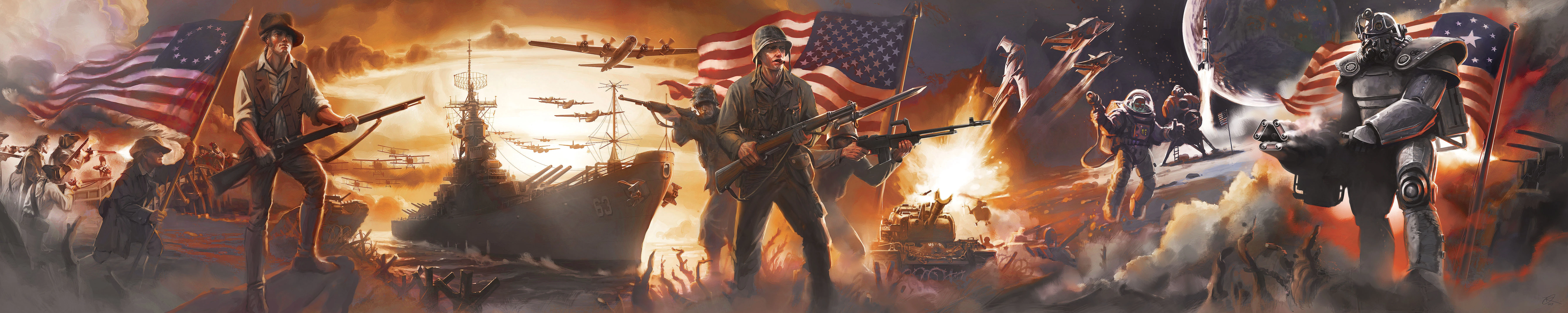 Pre-War Fallout invades GATE Japan, Wolfenstein Nazi | SpaceBattles