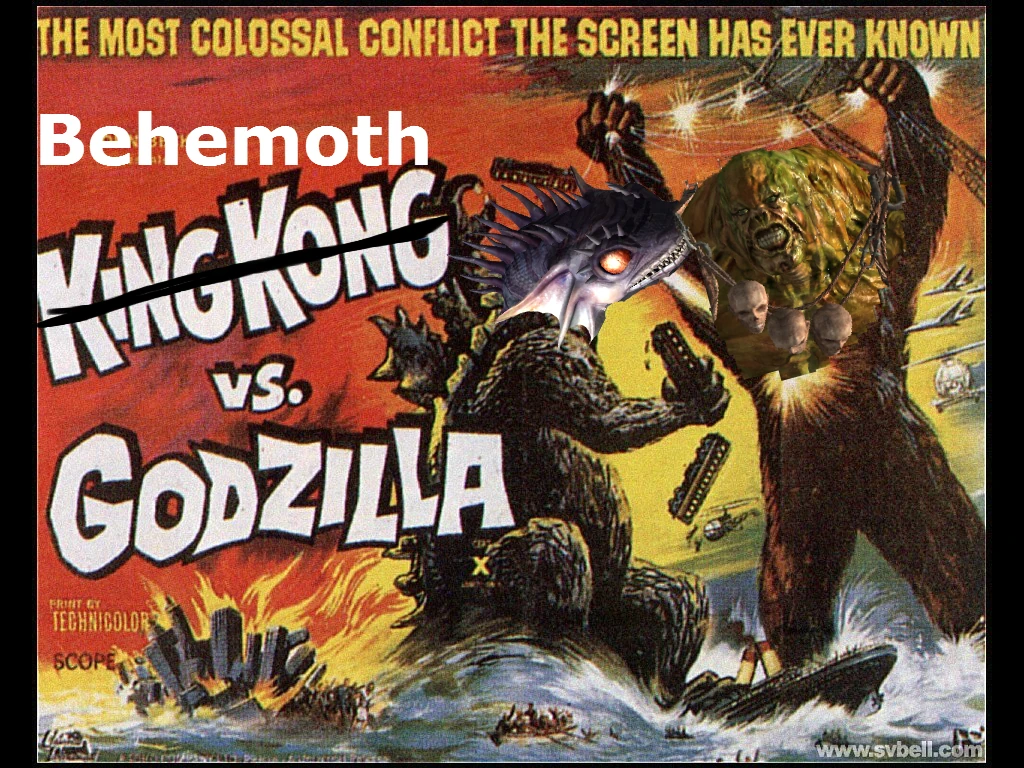 Image - Behemoth-vs-godzilla.jpg | Fallout Wiki | Fandom powered by Wikia