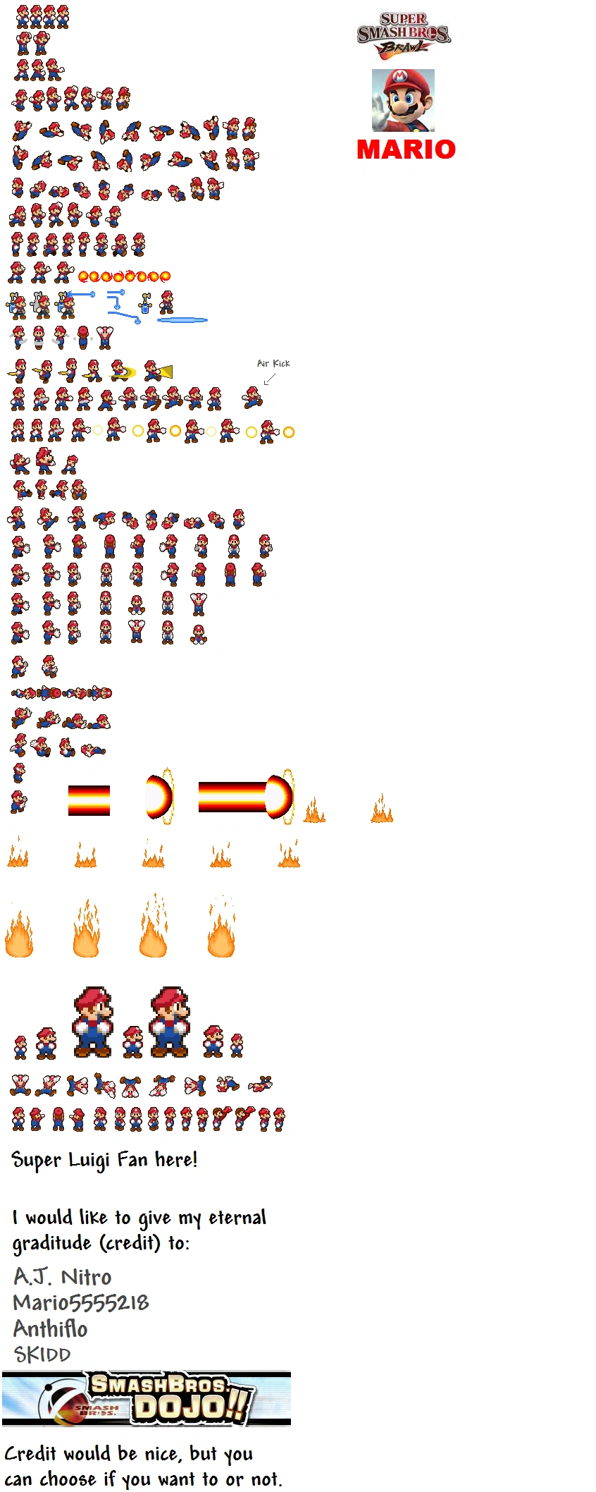 Image - Mario SSB Sprites.PNG | Fantendo - Nintendo Fanon Wiki | FANDOM ...