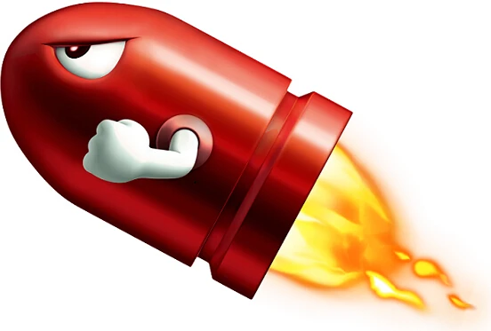 Image - -SUPER-MARIO-Bros-RED-BANZAI-BULLET-BILL-Decal-Removable-WALL ...