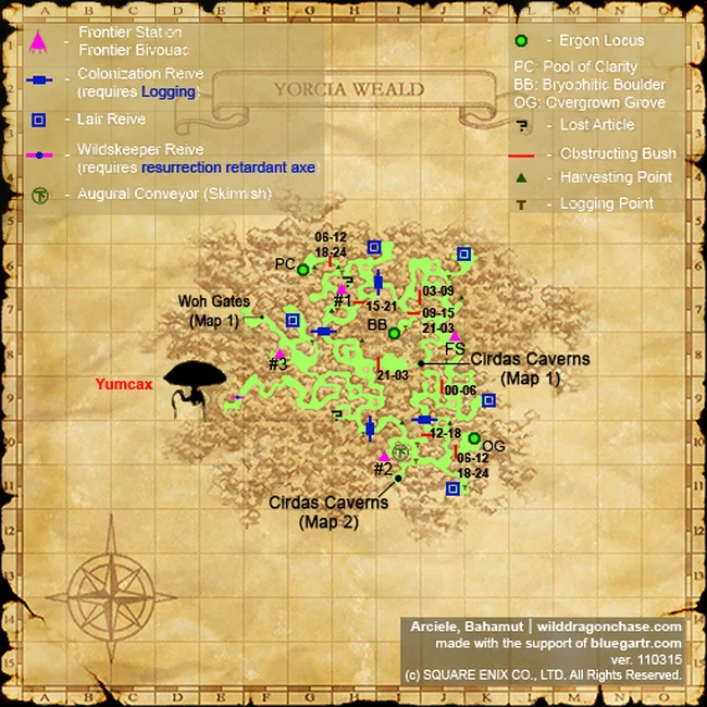 Yorcia Weald Map