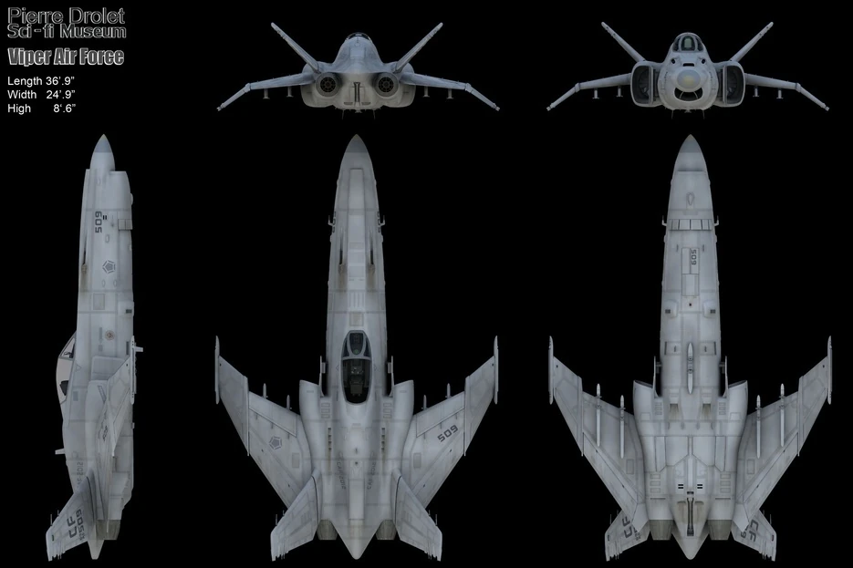 Image - Viper Mark I Ortho.jpg | Fictional Flying Machines Wiki ...