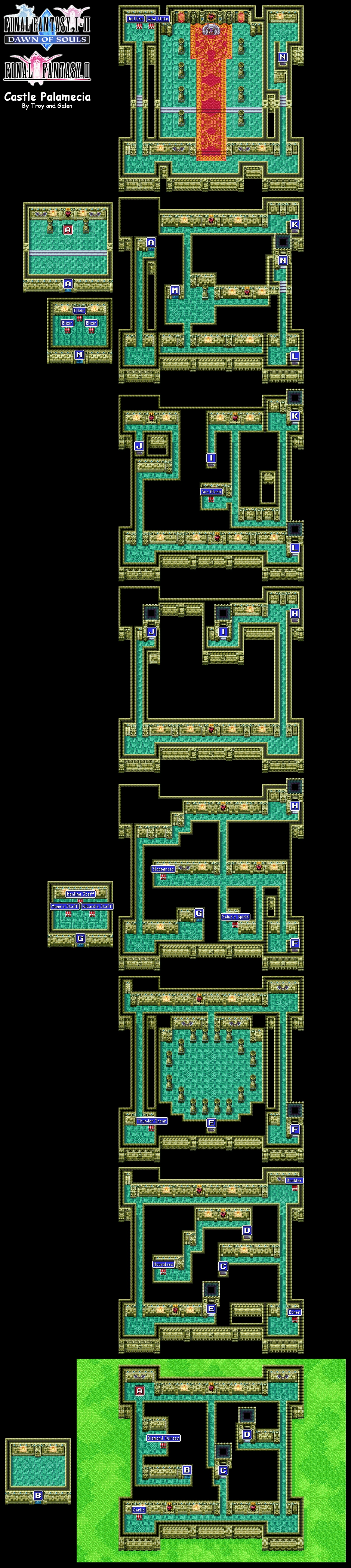 Image - FFII Castle Palamecia Map.png | Final Fantasy Wiki | FANDOM ...