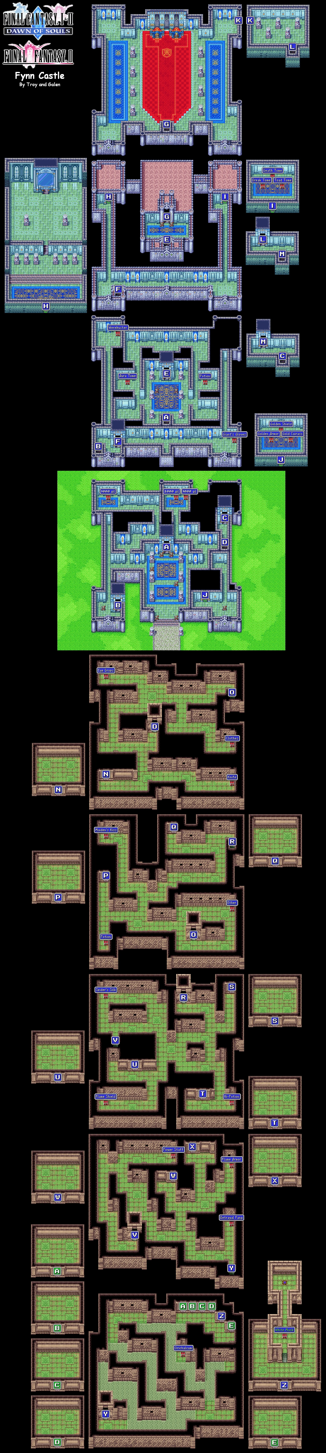 Image - FFII Fynn Castle Map.png | Final Fantasy Wiki | FANDOM powered ...