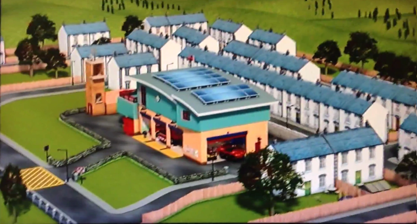 Image - The new fire station aerial.png | Fireman Sam Wiki | FANDOM ...