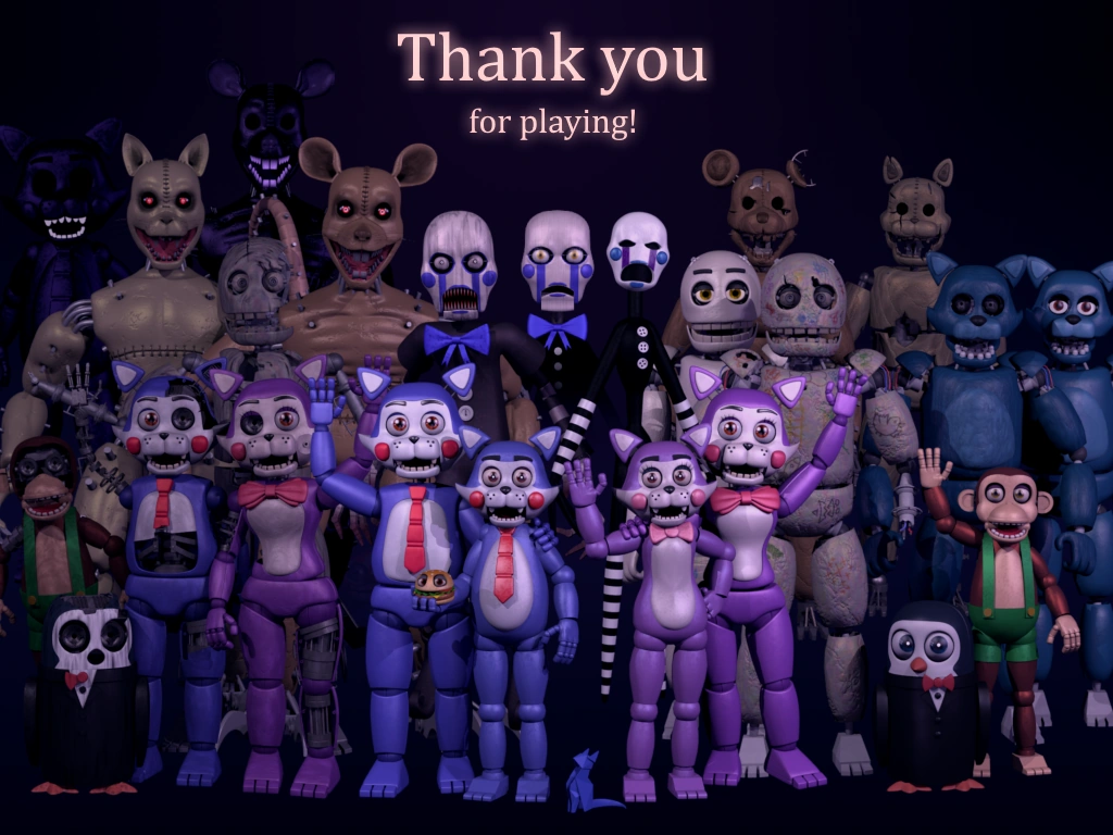 Image - Thanks you for Playing.png | Five Nights at Candy's Wikia ...
