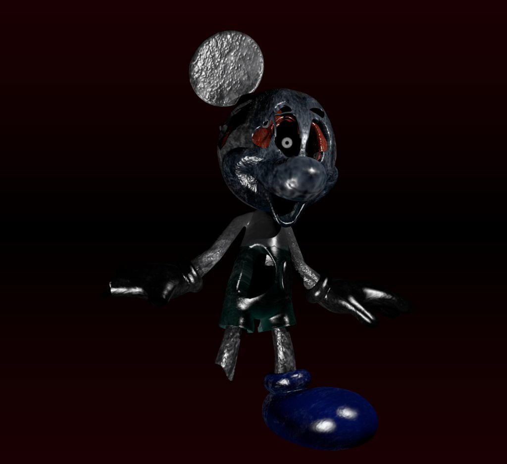 Hellbound Photo Negative Mickey Five Nights At Treasure Island