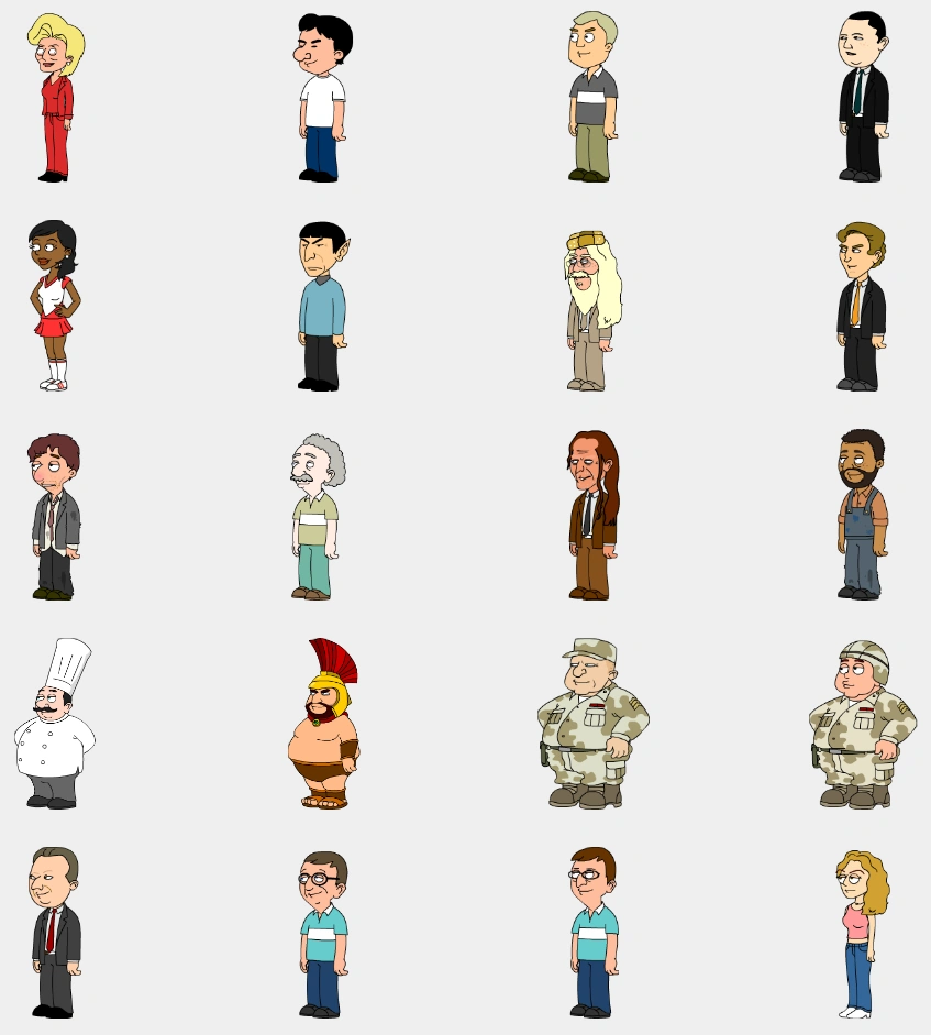 Image - Comedy World Stock Characters Page 2.png | GoAnimate V2 Wiki ...