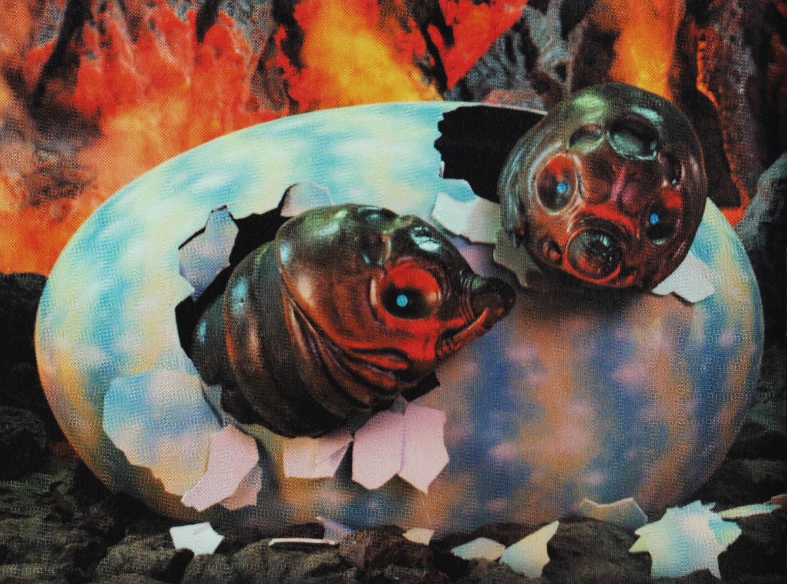 Image Gmmg The New Born Mothra Larvae Gojipedia Fandom Powered By Wikia